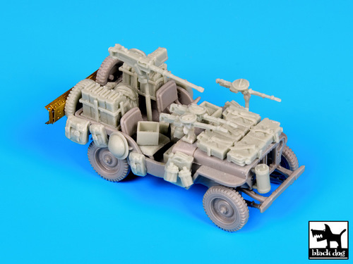 Black Dog T72063 British SAS jeep North Africa 1942 for Dragon