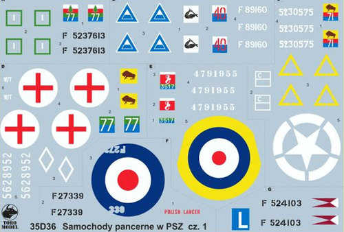 Toro Model 35D36 Samochody pancerne w PSZ część 1