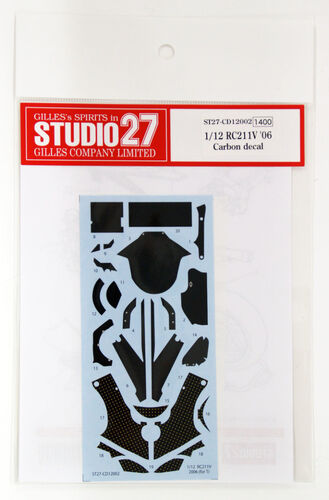 Studio 27 CD12002 Honda RC211V '06 - Carbon Decal (for Tamiya Kits)