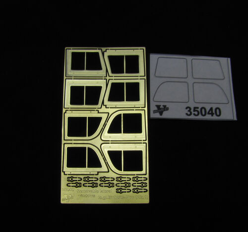 VModels 35040 Le.dl. Einheits (Kfz.1) - Removable Lateral Windows (for ICM kits)
