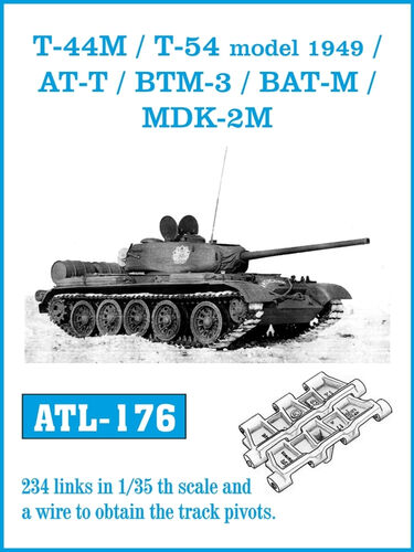 FriulModel 176 Tracks for T-44M / T-54 model 1949 / AT-T / BTM-3 / BAT-M / MDK-2M