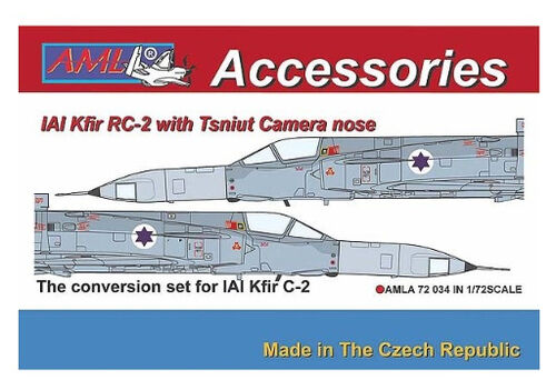 AML A72034 IAI Kfir RC-2 - Tsniut camera nose (for Tamiya and Italier kits)