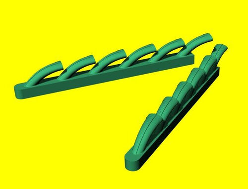 LF Models 3D7223 Ju 87D/G Exhaust Stacks (Academy, Special Hobby Kits)