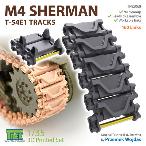 T-Rex Studio 85068 M4 Sherman T-54E1 Tracks