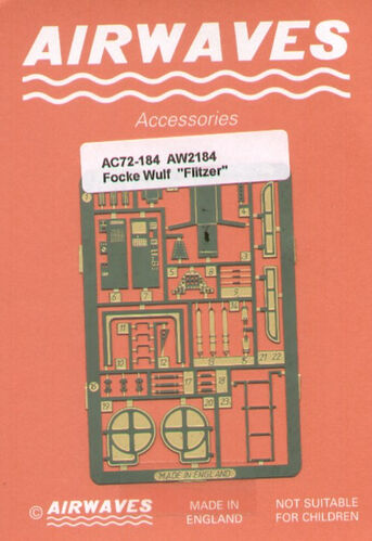 Airwaves C72184 Focke-Wulf TL-Jaeger Flitzer (designed to be used with Revell kits)
