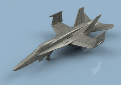 L'Arsenal 2.0 3D350104 F-18 C Hornet air-to-air folded wings (5 planes)