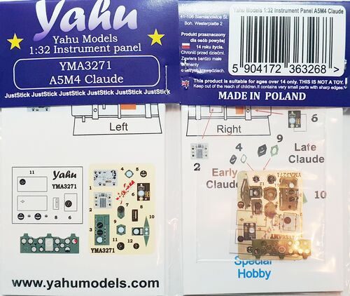 Yahu Models A3271 A5M4 Claude (Mitsubishi Green)