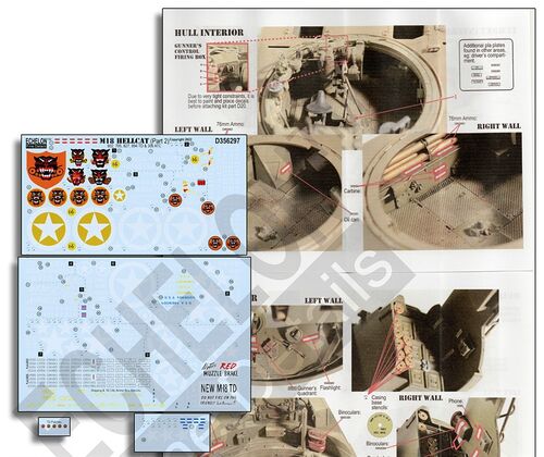 Echelon Fine Details D356297 M18 Hellcat 76mm GMC (Part 2)