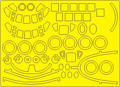 New Ware AM0973 Vickers Valiant kabuki masks for Airfix