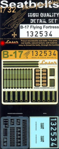 HGW Models 132534 B-17 + Seat