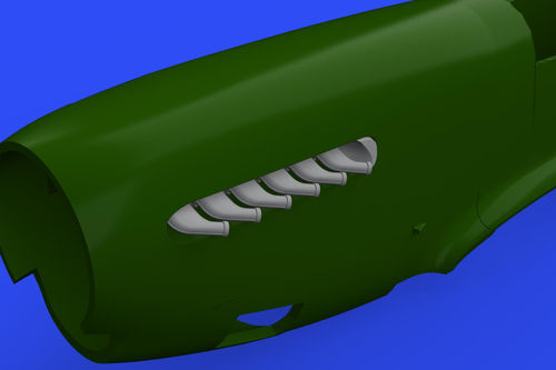 Eduard 648485 P-51D exhaust stacks EDUARD