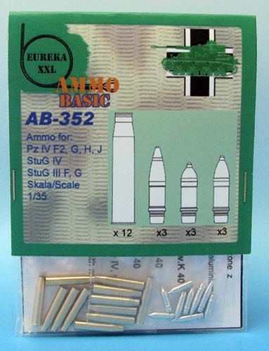 Eureka XXL AB-352 Ammo for : Pz IV , StuG IV, StuG III F,G