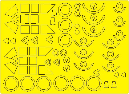 New Ware AM1334 Republic P-47 D Thundervolt Razorback - EXPERT Kabuki Masks (for MiniArt Kits)