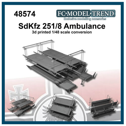FC ModelTrend 48574 SdKfz 251/8 - Conversion Set (3D-printed)