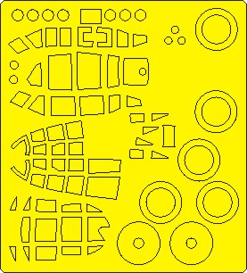 New Ware AM1214 Tu-2 S Kabuki Masks for ICM and SBK kits