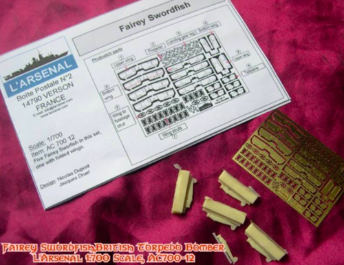 L'Arsenal 2.0 AC70012 Fairey Swordfish x 5