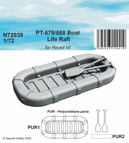 CMK KN72039 PT-579/588 Boat Life Raft for Revell kit