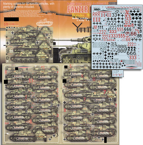 Echelon Fine Details AXT351025 DAK Panzer IIIs and IVs