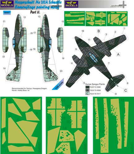 LF Models M4847 Messerschmitt Me 262A Schwalbe Part II.