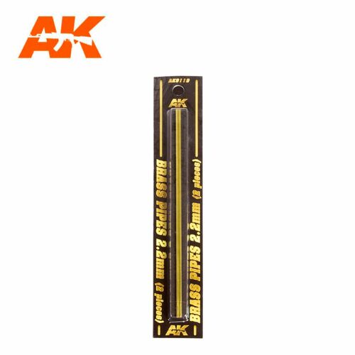 AK-Interactive 9119 BRASS PIPES 2,2mm, 2 units