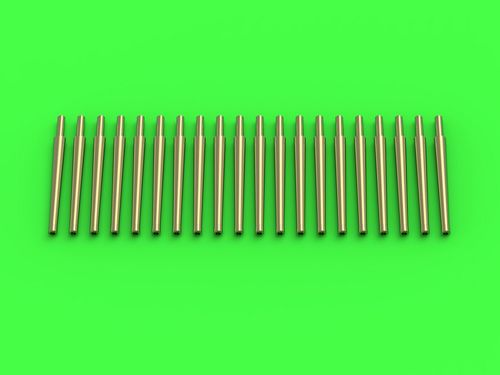 Master SM-700-059 IJN 14 cm/50 (5.5in) 3rd Year Type barrels - for turrets with blastbags (20pcs) - most early IJN battleships and cruisers