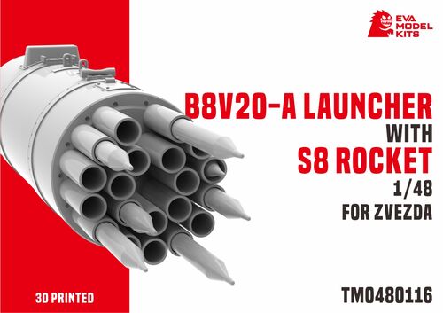 EVA Model Kits TM0480116 B8V20-A Launcher wtih S8 Rocket