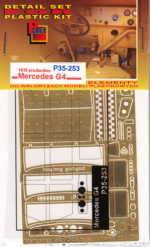 Part P35-253 Mercedes G4 1939 Production ICM
