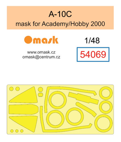 Omask 54069 A-10C Mask (For Academy/Hobby 2000)