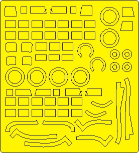 New Ware AM1220 C-47 Skytrain, Dakota Mk.III(Mk.IV) EXPERT kabuki masks for Airfix, Heller