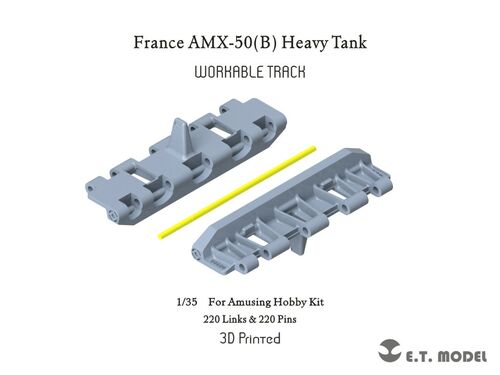 ET Model P35-040 French Heavy Tank AMX-50(B) - Workable Track (for Amusing Hobby Kit)