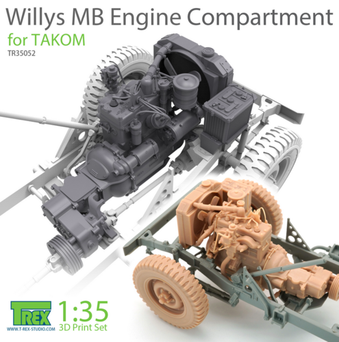 T-Rex Studio 35052 Willys MB Engine Compartment