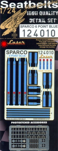 HGW Models 124010 Sparco Blue - Six Point