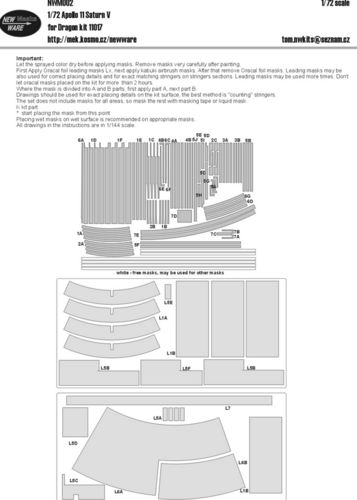 New Ware M002 Apollo 11 Saturn V