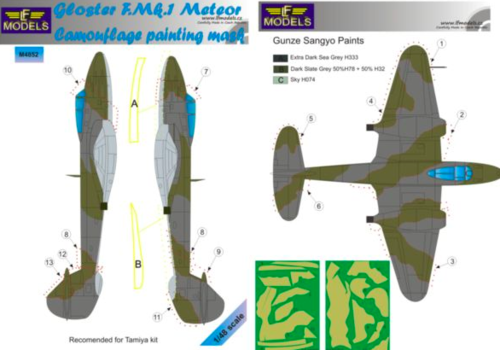 LF Models M4852 Gloster Meteror F.Mk.I