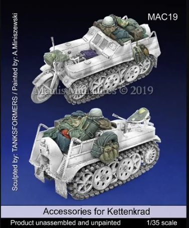 Mantis Miniatures MAC19 Accessories For Kettenkrad