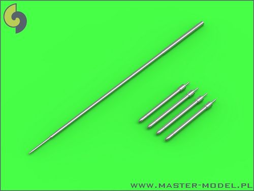 Master AM-32-073 MiG-19PM (FarmerE) – missle rails nose parts (4pcs) & Pitot Tube