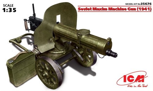 ICM 35676 Soviet Maxim Machine Gun (1941)