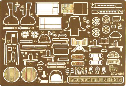 Part S72-054 Messerschmitt Bf-109B Heller