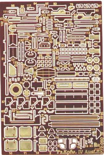 Part P72-050 Pz.Kpfw.IV Ausf.H Revell