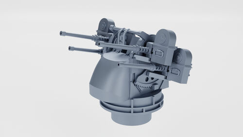 EMP3D 72011660 Poczwórny KM kal.50 M45 na podstawie