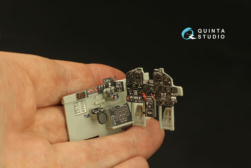 Quinta Studio QD32190 Republic P-47 N Thunderbolt - 3D-Printed & Coloured Interior (for Trumpeter kits)