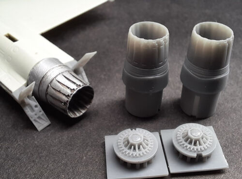 rise144models 011 F-16 - PW-100 Nozzle Open (2 types for Revell kits)