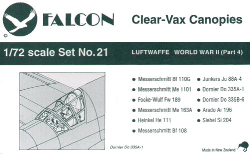 Falcon Model V2172 Luftwaffe WWII Part 4