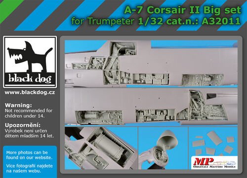 Black Dog A32011 A-7 Corsair II Big Set (For Trumpeter)