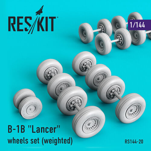 RES/KIT 144-0020 B-1B "Lancer" wheels set (weighted)