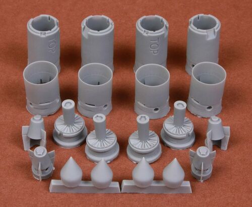 SBS Model 48072 B-58 Hustler seamless engine intakes for Revell/Monogram kit