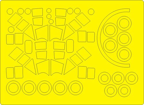 New Ware AM0755 G-222 Panda / C-27 A Chuck EXPERT kabuki masks for Italeri