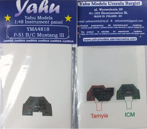 Yahu Models A4818 P-51 B/C Tamiya / ICM