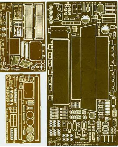 Part P35-085 15cm Sturmintanteriegeschutz 33 Dragon