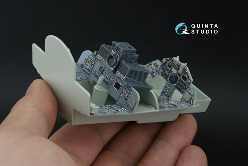 Quinta Studio QD+32263 Tornado GR.1 - 3D-Printed & Coloured Interior on Decal Paper with 3D-printed Resin Parts (for Revell Kits)
